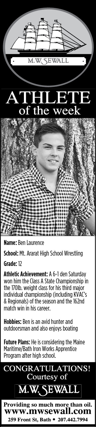 Ben Laurence » Athlete of the Week